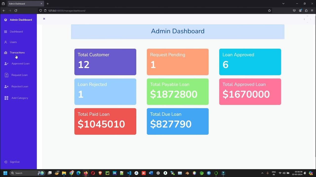 Online Loan management system project in Python Django | Project with Source Code - YouTube