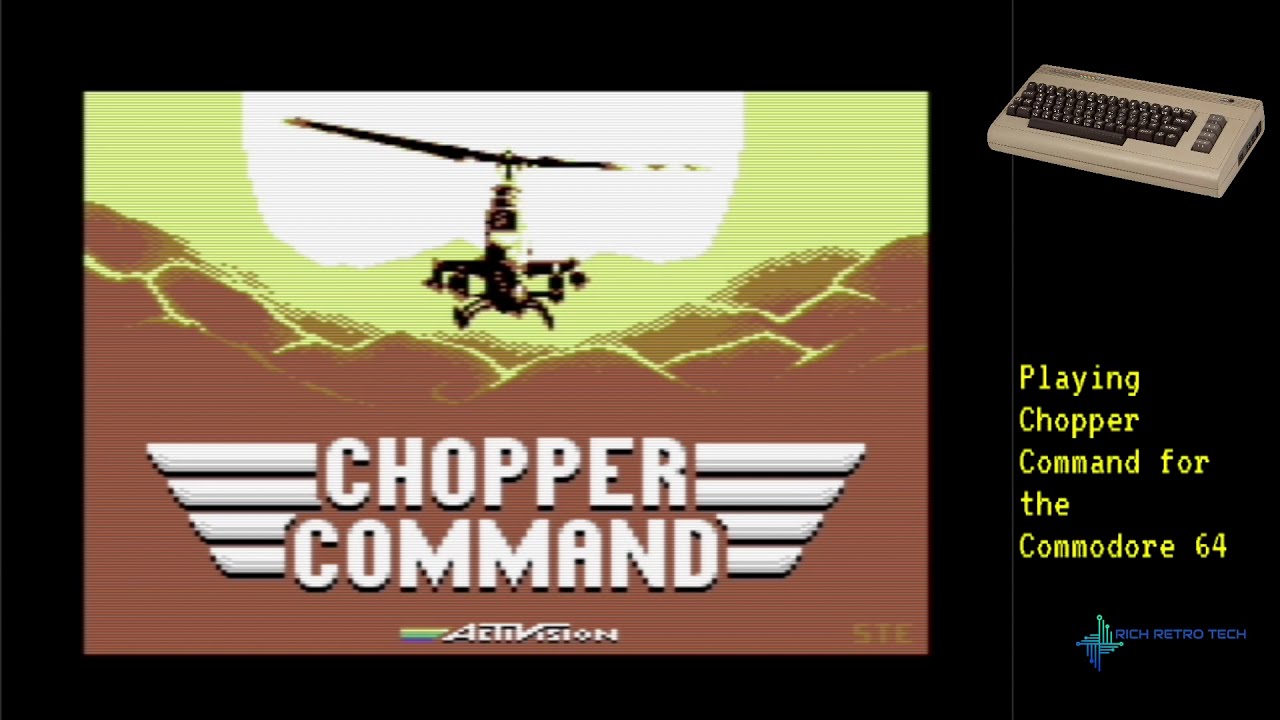 New Retro Games - Commodore 64 - Chopper Command. - YouTube