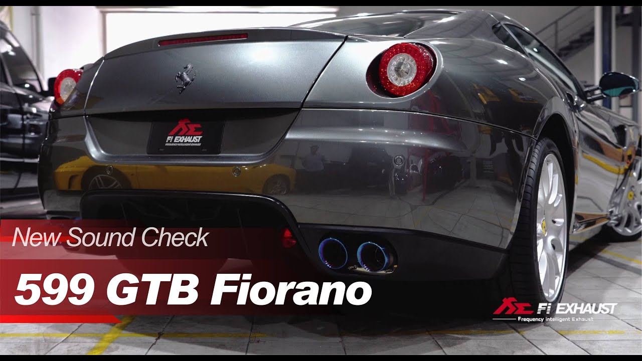 Ferrari 599 GTB Fiorano Idle Rev w/ Valvetronic Fi EXHAUST Catback X ...