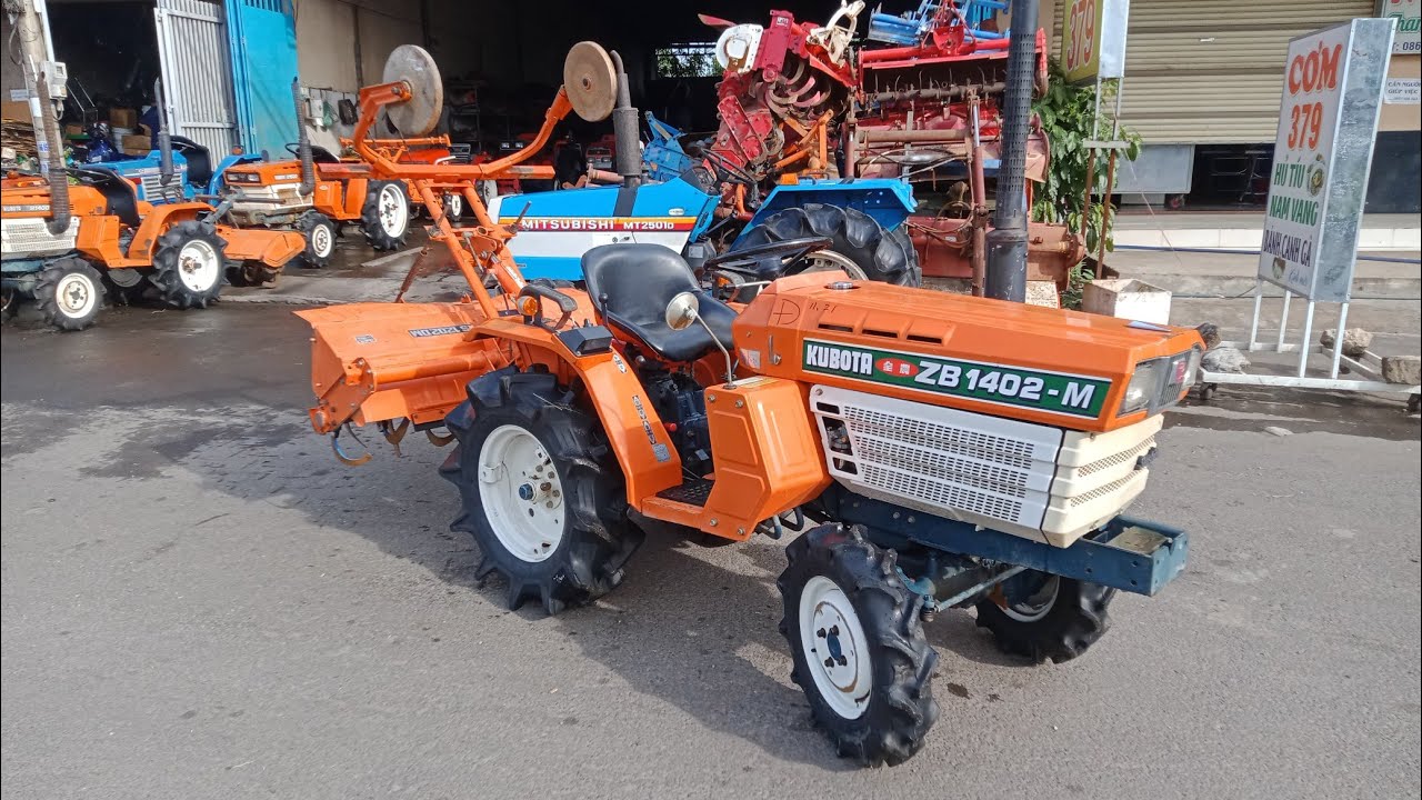 Báo giá Kubota mini B1402 mới 95% | số cơ ben cơ | Máy cày bãi nhật ...