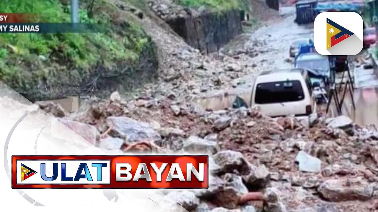Ilang kalsada sa Cordillera Region, isinara dahil sa pagguho ng lupa ...