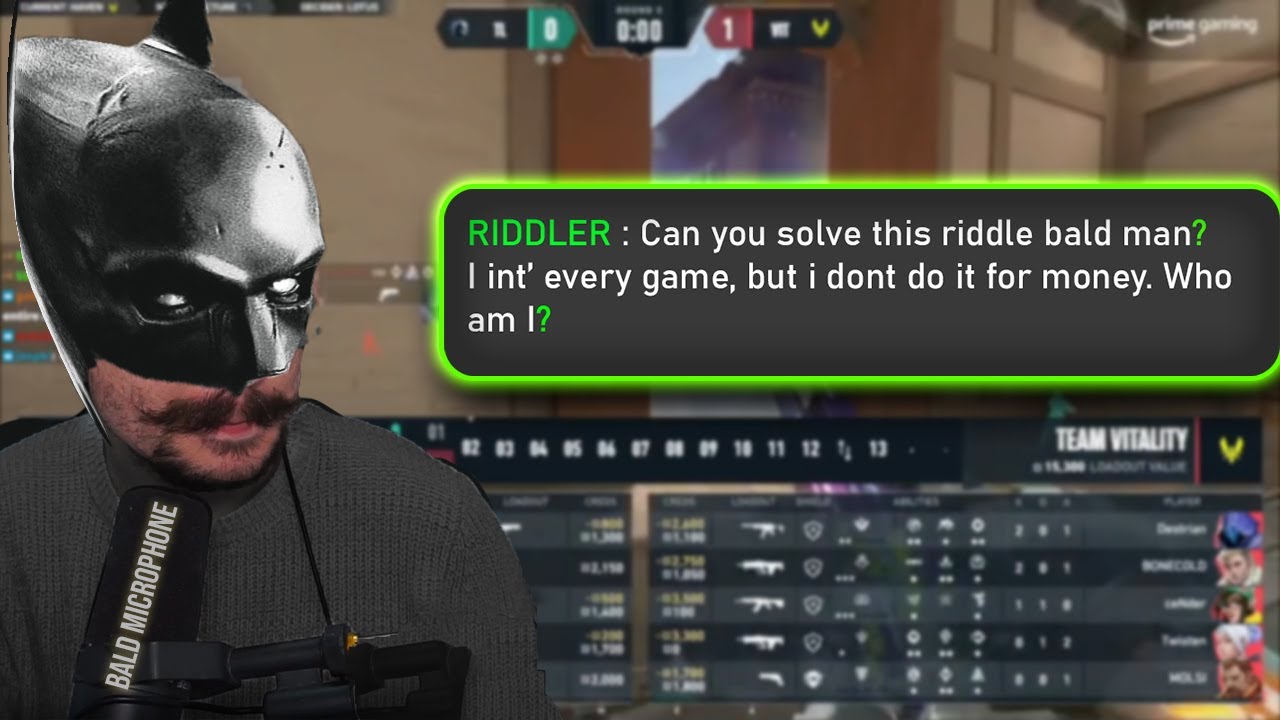 ChatGPT gaslights Sideshow with VALORANT riddles - YouTube