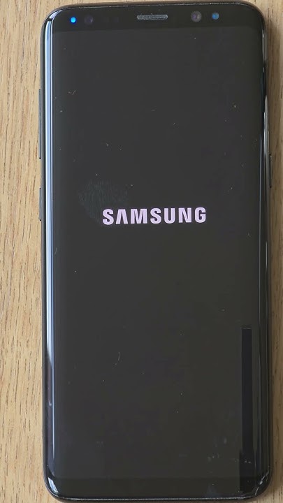 SAMSUNG GALAXY S8 ORIGINAL BOOT ANIMATION in real time - YouTube