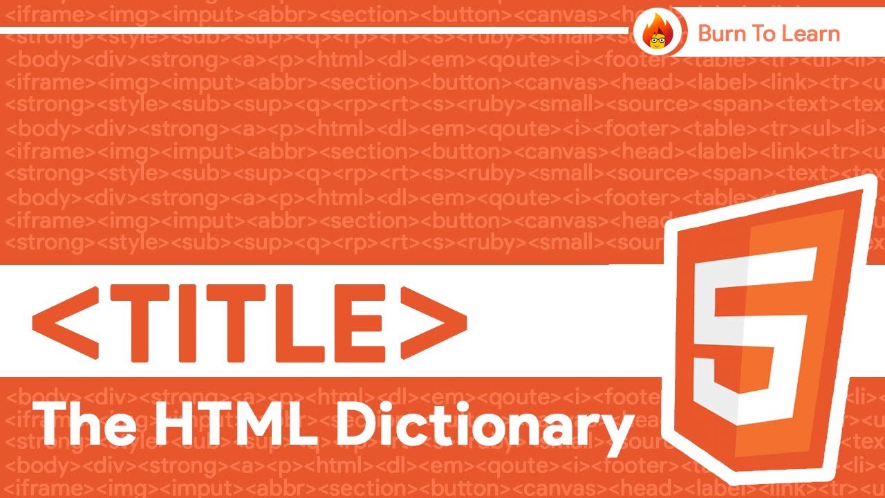 HTML Title Tag Improve SEO YouTube html-title-tag-improve-seo-youtube