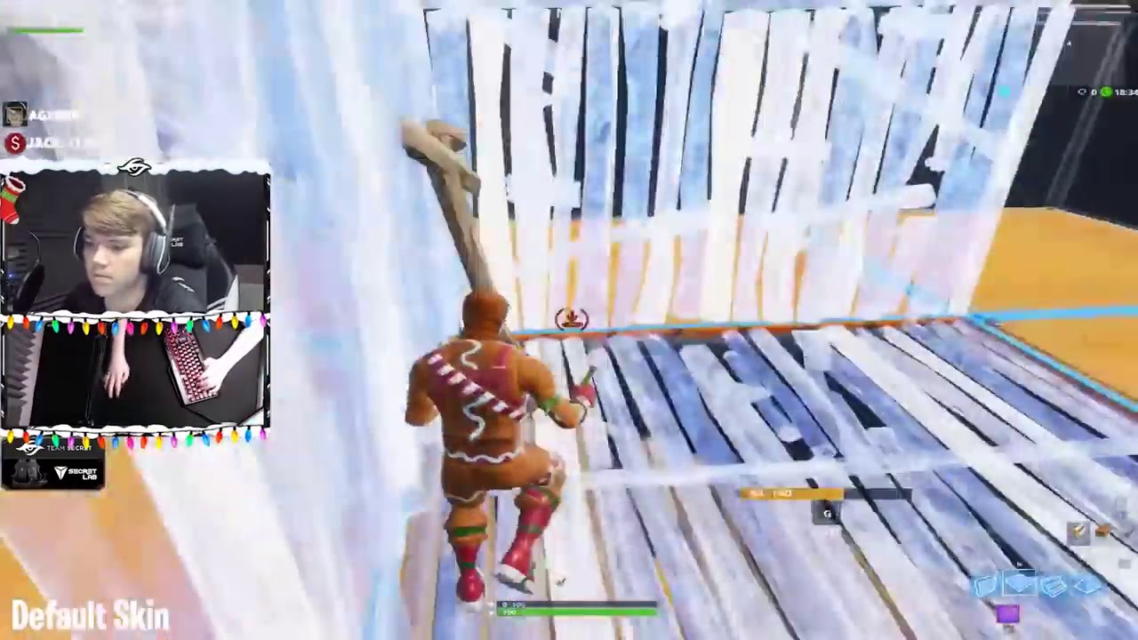 Mongraal Shows Stream His Maximum Editing Building Speed! Training ...