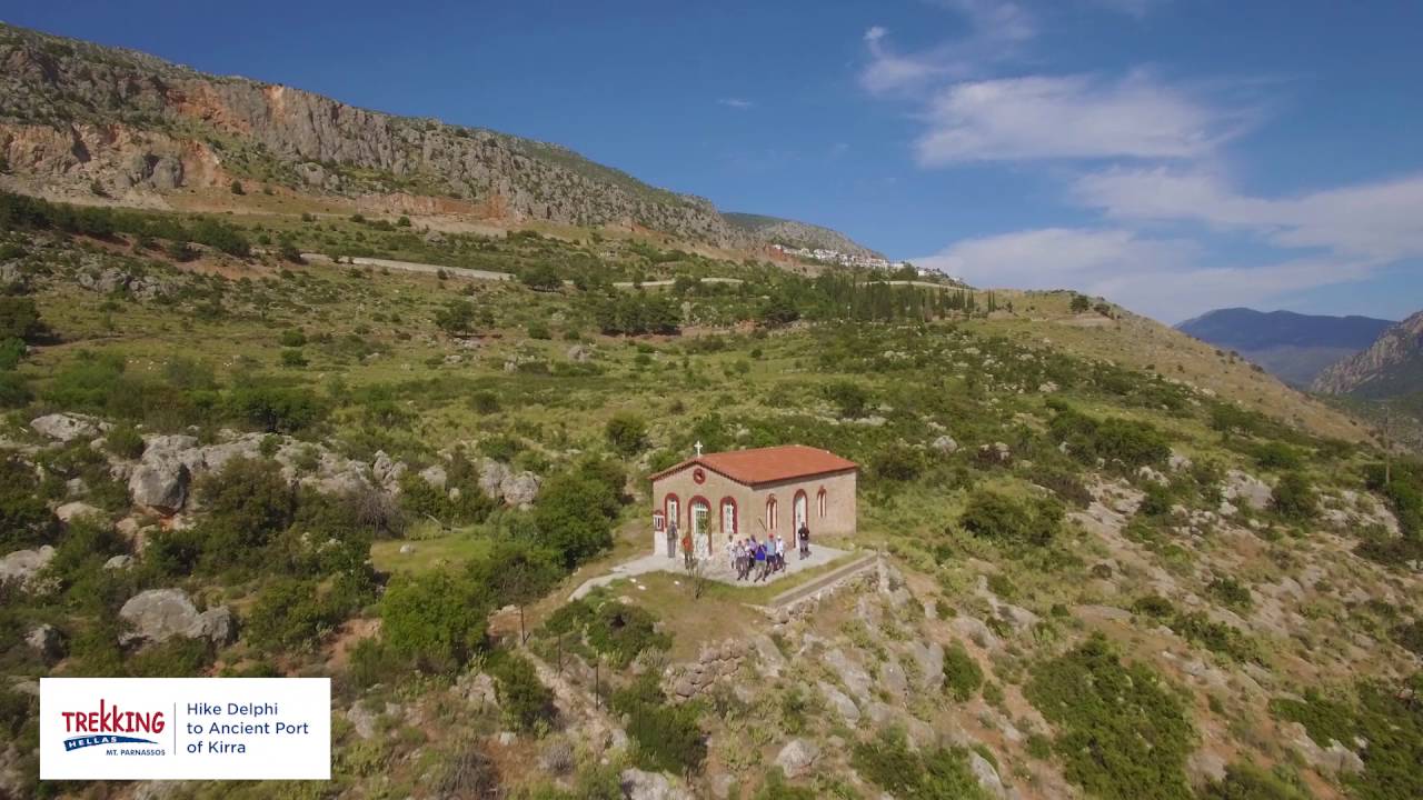 Hike Delphi to Ancient Port of Kirra - Trekking Hellas - YouTube