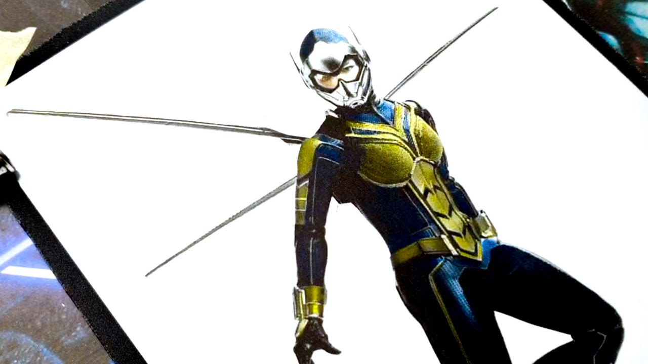 Drawing the Super Cool Bee Man in Bold Colors Tricks | Tip for Drawing ...