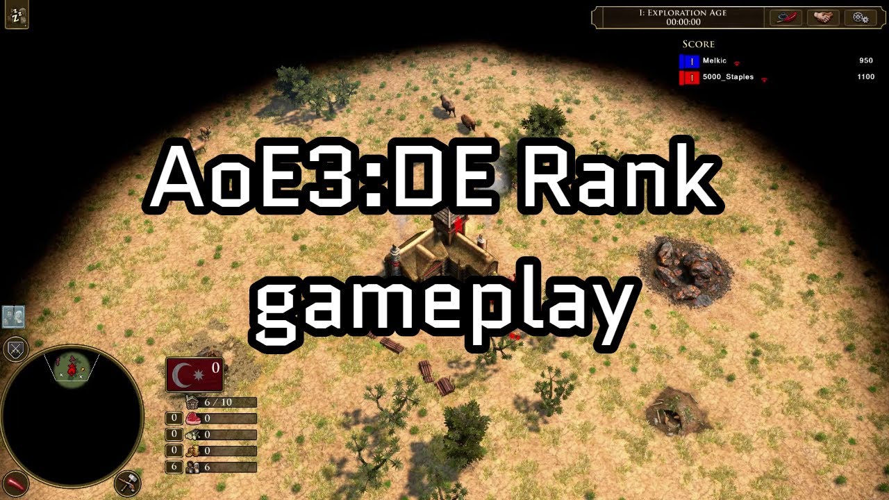 AoE3:DE Ranked gameplay - Ottoman V Russia. - YouTube