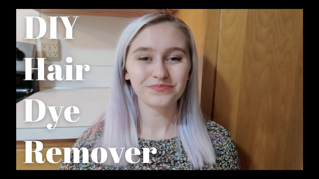 DIY Hair Dye Remover - YouTube