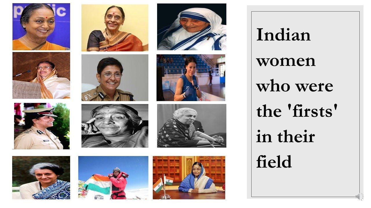 Indian women Achievers || Indian women who were the 'FIRSTS' in their ...