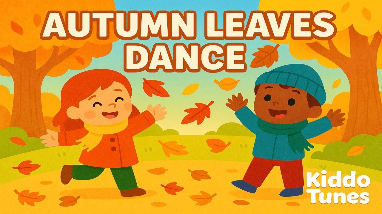 Autumn Leaves Dance 🍂 | Fall Song for Kids | Learn Colors & Seasons ...