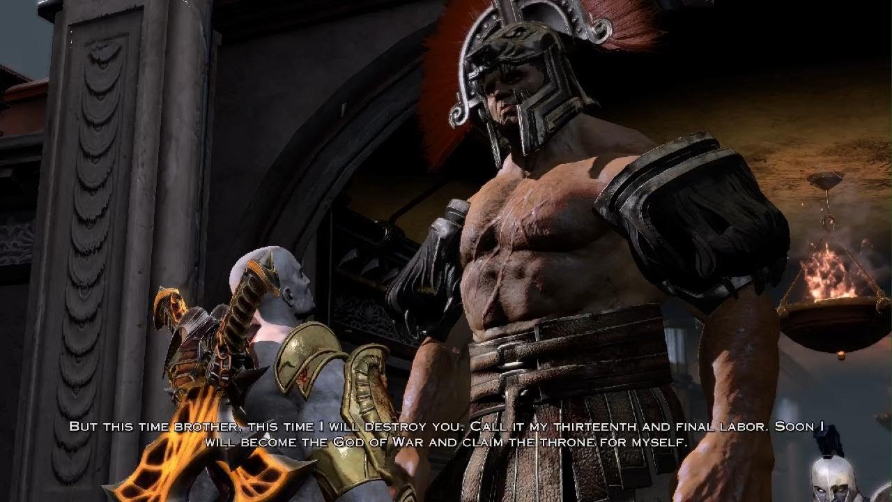 Hercules Boss Fight God of War III Remastered (PS5) - YouTube
