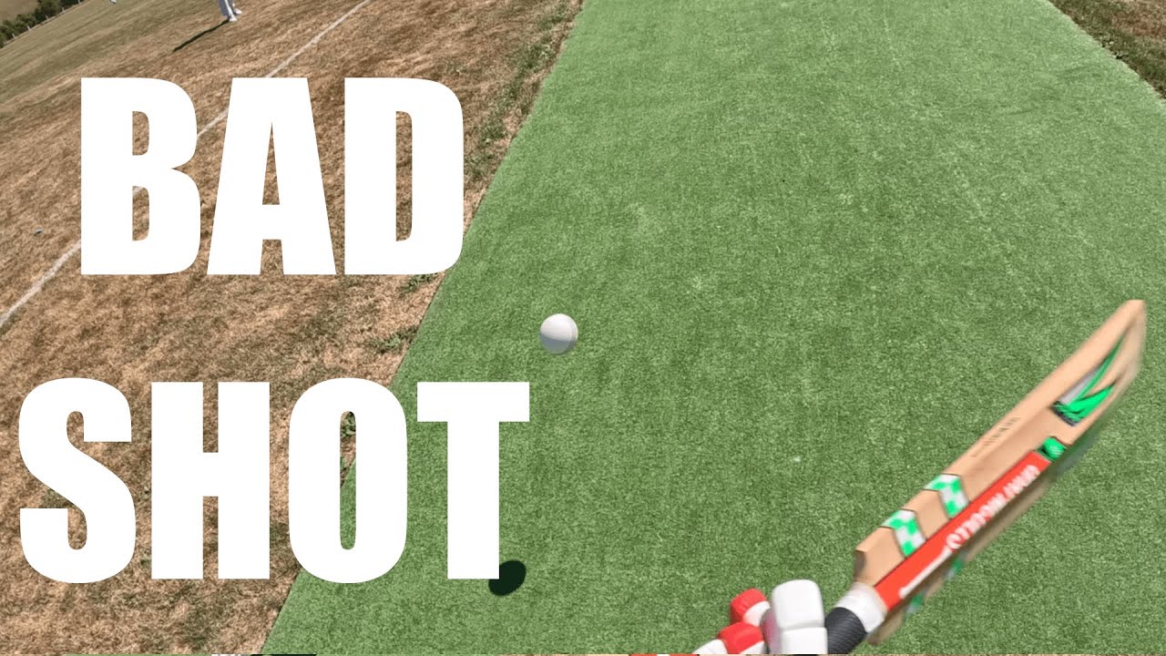 GETTING OUT PLAYING A BAD SHOT - GoPro Cricket in New Zealand - YouTube