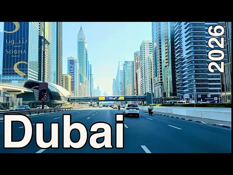 Dubai - Driving in City - Downtown- UAE