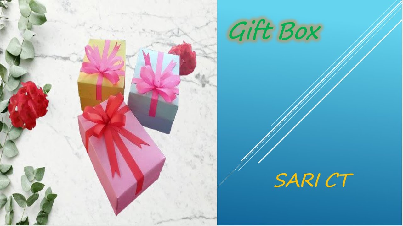 How To make Rectangular Gift Box/DIY Rectangular Box ...