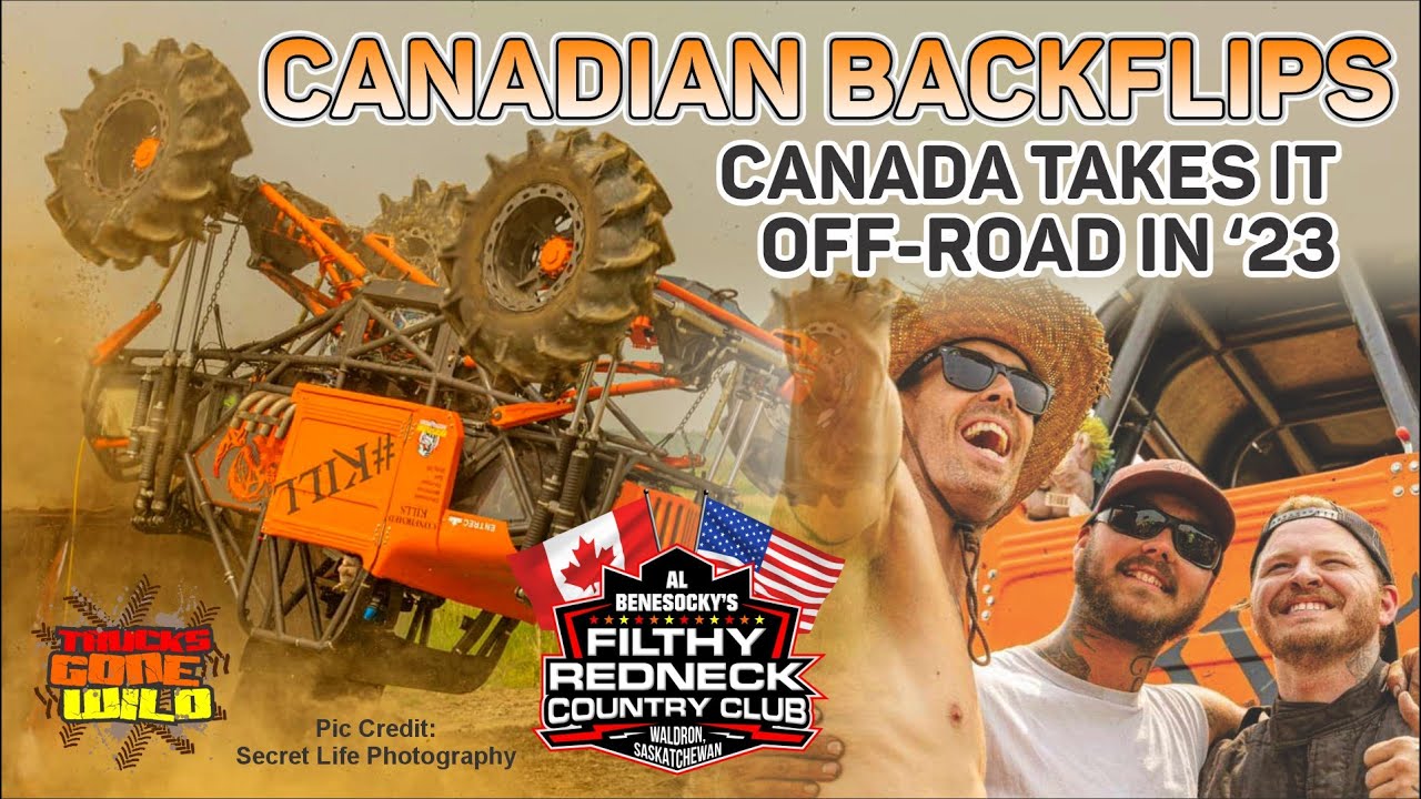 Canada Drivers Go Big at Filthy Redneck Country Club - YouTube