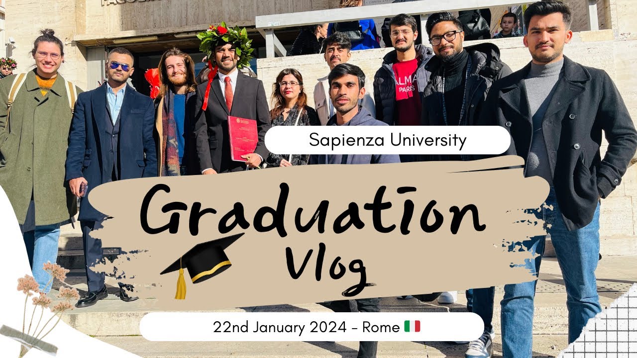La Dolce Vita: My Graduation Day 🎓 | Sapienza University Rome, Italy 🇮🇹 ...