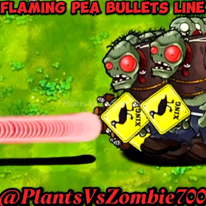 Flaming Pea Bullets Line Test Vs Zombies #pvz #pvz2 #youtubeshorts # ...