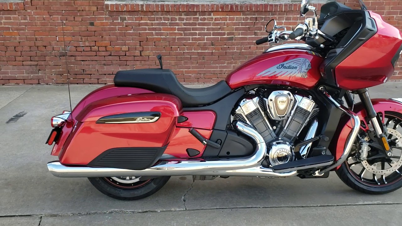 2020 Indian Challenger Ruby Metallic - YouTube