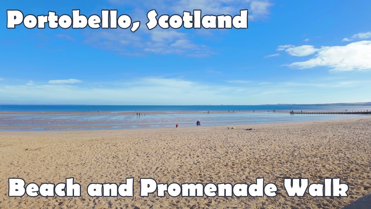 Portobello Beach and Promenade Walking Tour #walkingtour #scotland # ...