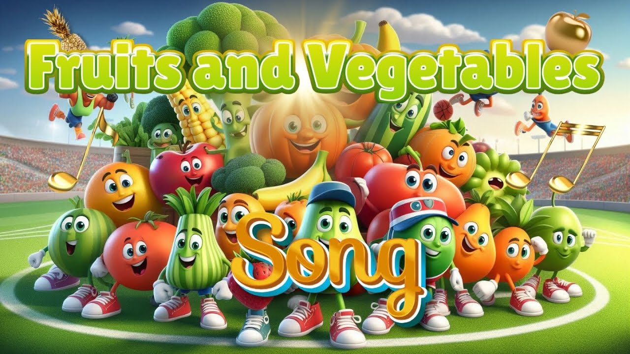 Healthy Eating Groove|Fruits and Vegetable Song for kids🎶 - YouTube