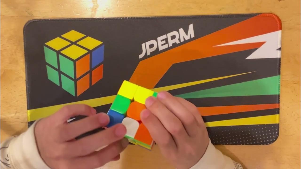 CFOP method step 1: white cross - YouTube