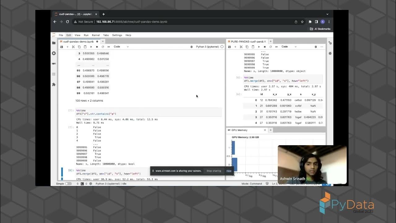 Ashwin Srinath - cudf.pandas: The Zero Code Change GPU Accelerator for Pandas | PyData Global ...