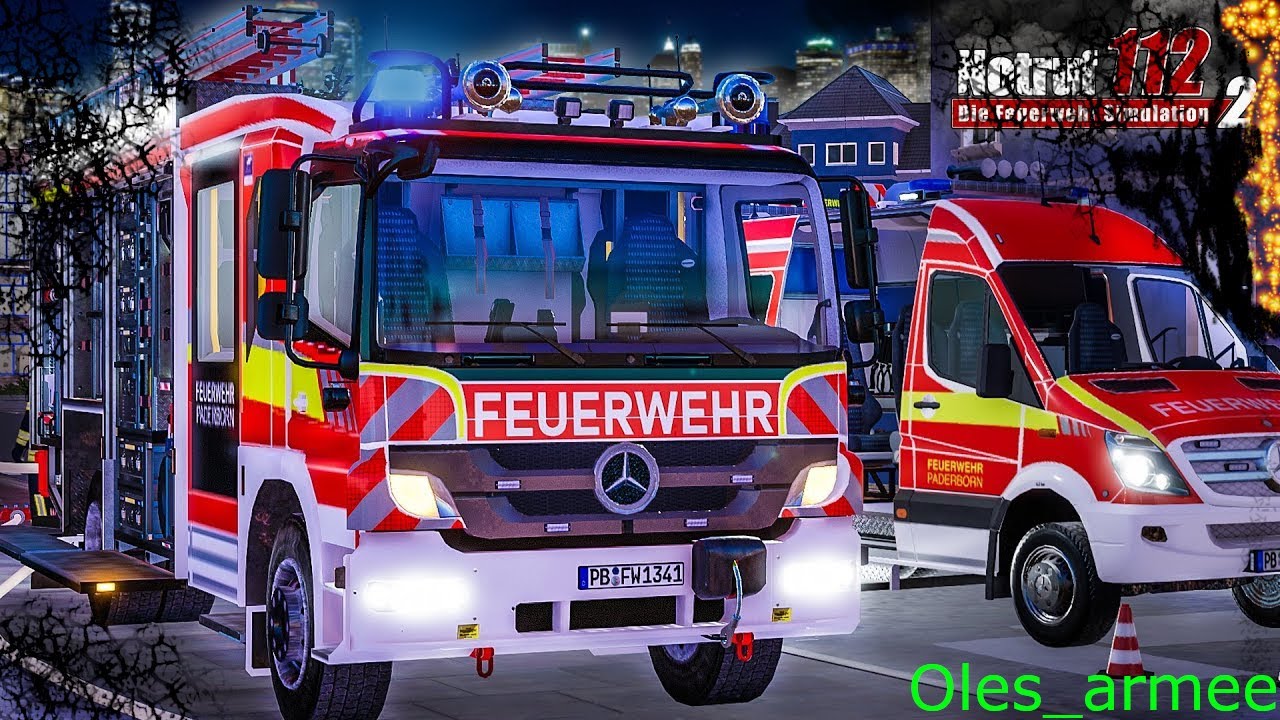 Notruf 112: Riesen Feuer In Wohnsiedlung (TLF+LF24 ) - YouTube