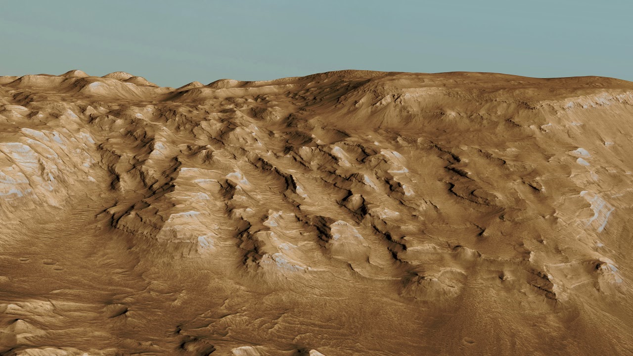 Mars Tour #18 Layered Terrain in Aeolis and Zephyria Regions - YouTube