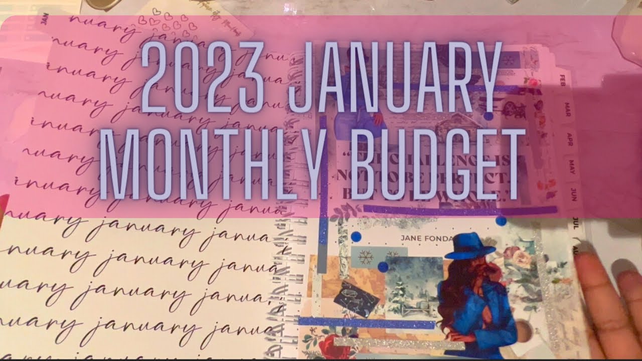 2023 January Budget With Me! 🤑 Monthly Budget - YouTube