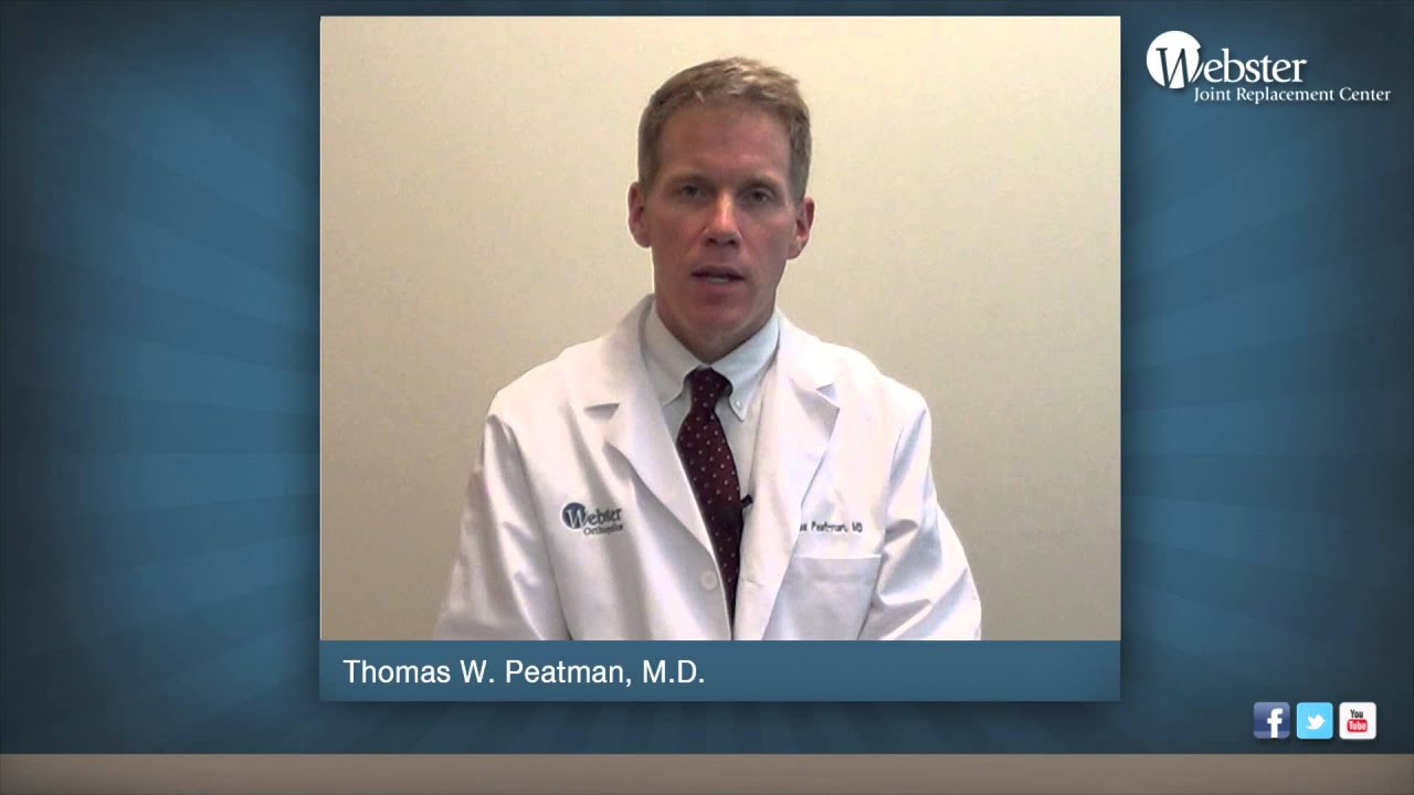 Dr. Thomas W. Peatman | Joint Replacement Surgeon Explains Custom ...