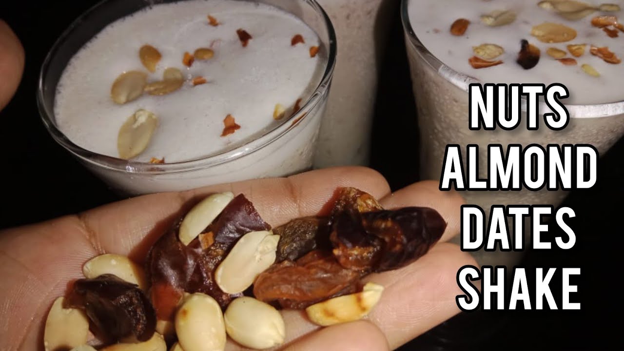 badham Shake/ Almond shake/ nuts shake/dates tasty/ nuts milk shake ...