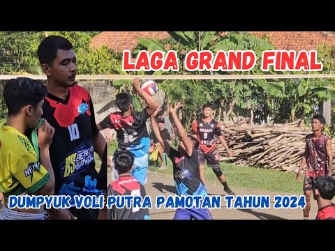 Laga Final_Dumpyuk Voli Putra Pamotan tahun 2024_Abeng Cs Vs Cepi Cs ...