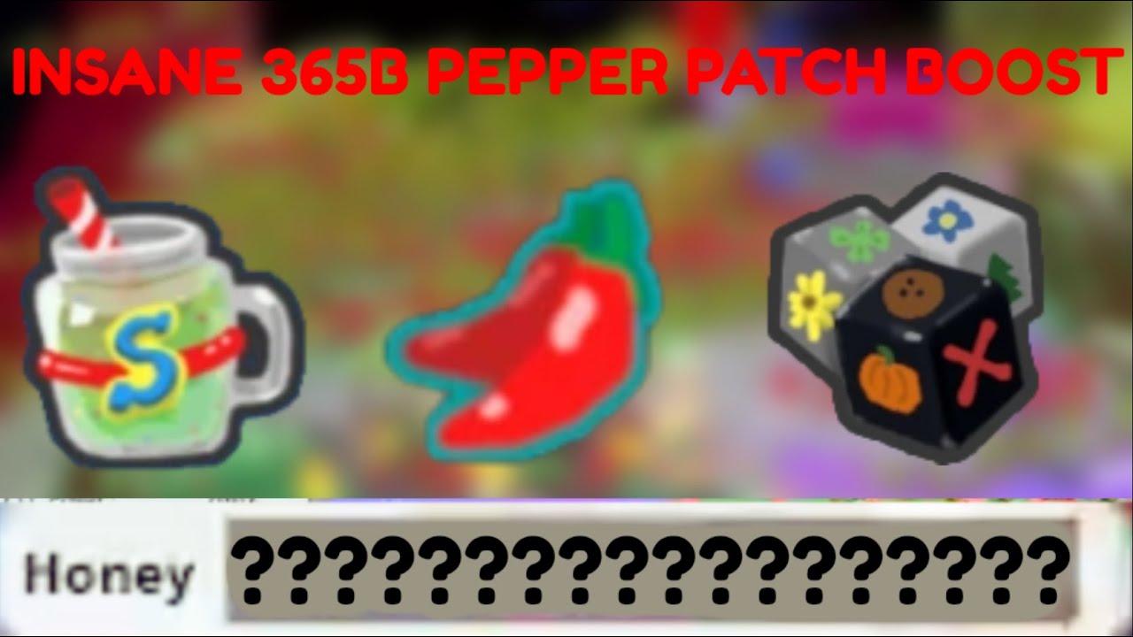 (SOLO SCORCH) INSANE 365B PEPPER PATCH BOOST (Bee Swarm Simulator) - YouTube