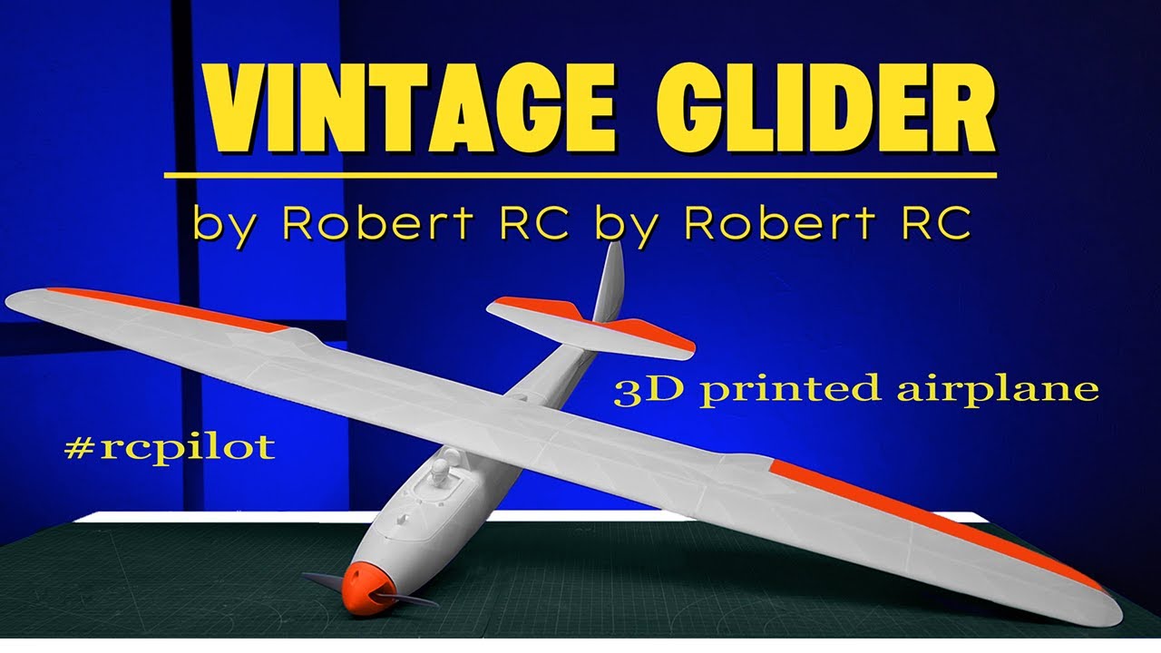 3D printed vintage glider Gö 1 Wolf by Robert RC @robert_s_photographer ...