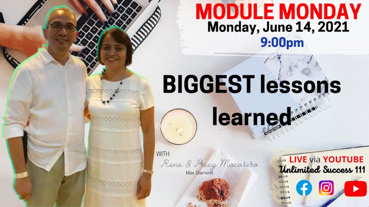 Module Monday I Biggest Lessons Learned by Diamond Rene & Precy Macasero - YouTube