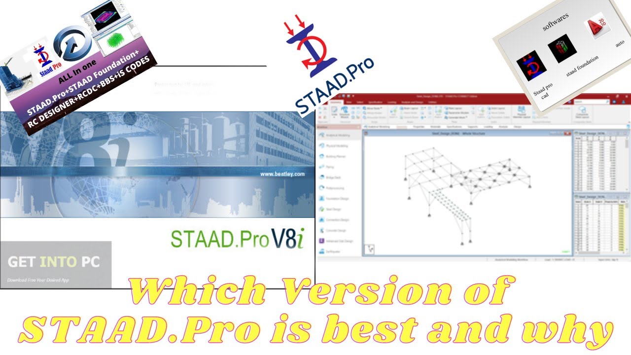 Which Version of STAAD.Pro is Best and Why||By- Akash Pandey|| - YouTube