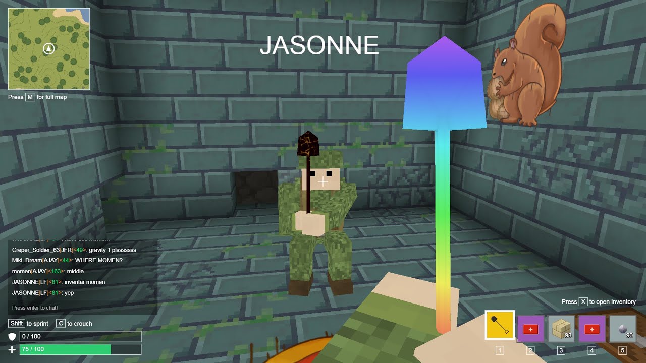 voxiom.io how to found dungeons in voxiom custom game - YouTube
