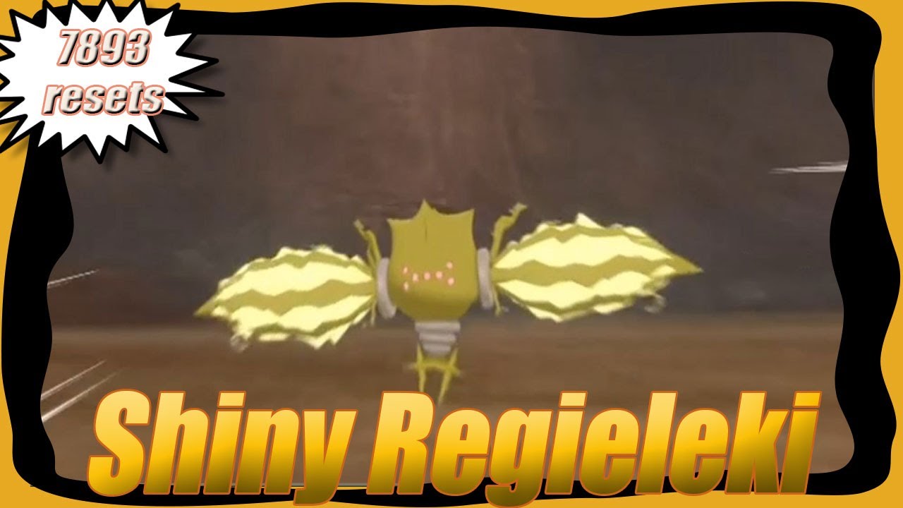 Live Shiny Regieleki - 7893 resets - Crown Tundra - Pokemon Shield ...