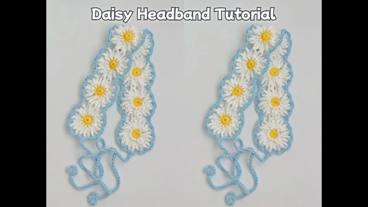 Daisy Headband Tutorial - YouTube