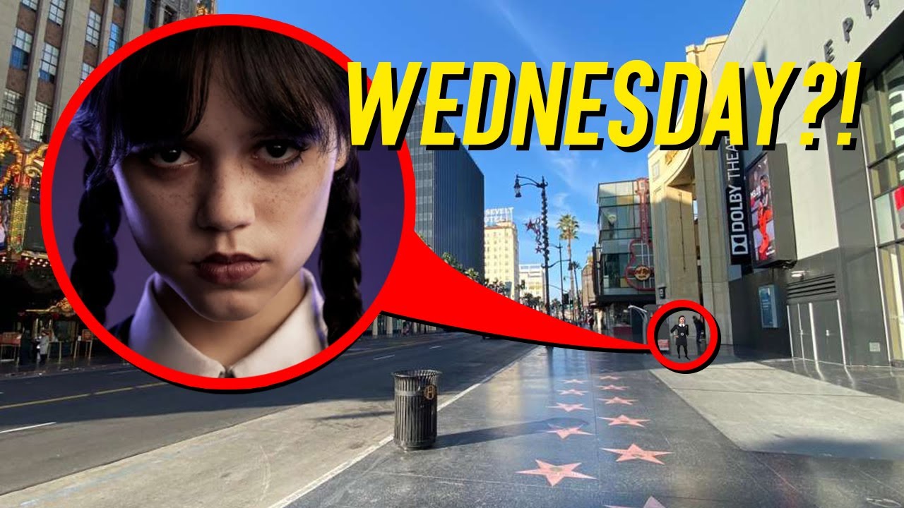 DRONE CATCHES WEDNESDAY ADDAMS AT HAUNTED THEATRE!! (SCARY) - YouTube