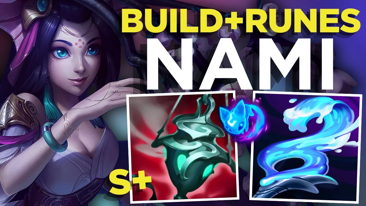 🌊 NAMI SUPPORT BUILD & RUNES *Insane Healing & CC*🔥 - S16 Wild Rift ...