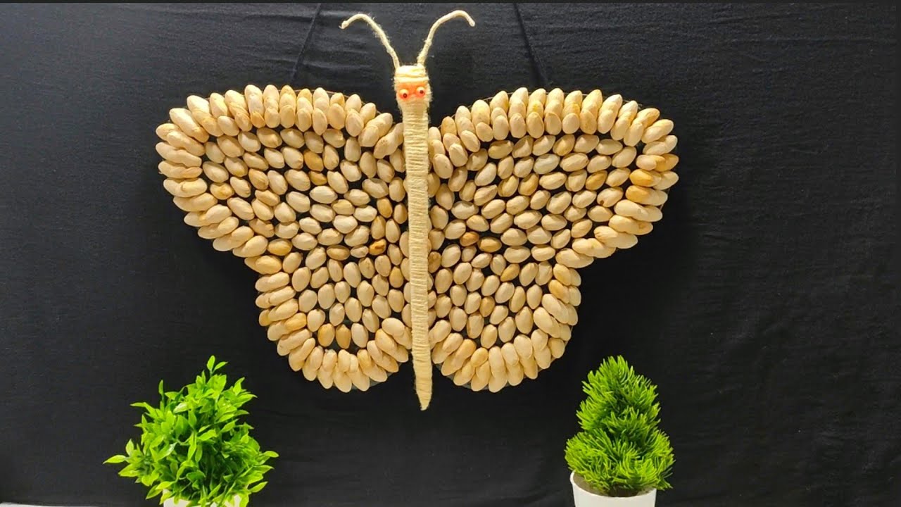 Butterfly Made from Pista shell 🤩 - YouTube