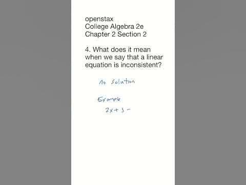 Problem 4 Section 2.2 College Algebra 2e by OpenStax - What does it ...