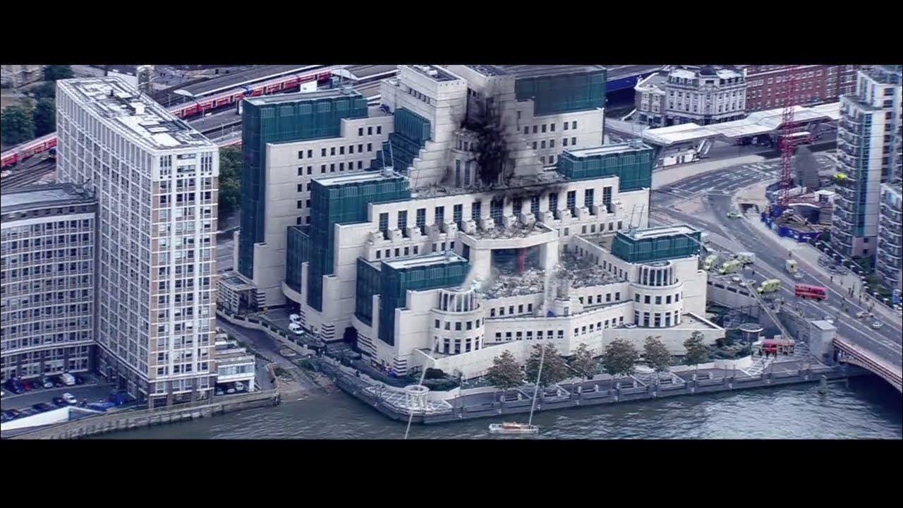 MI6 Building explosion aftermath.. - YouTube