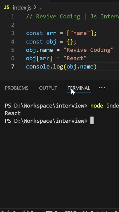 JavaScript Interview Trick: Object Value Mystery! #JSInterview #Coding - YouTube