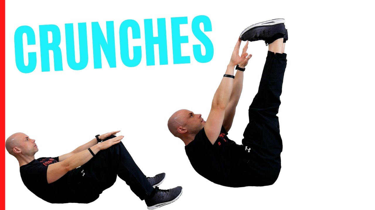 CRUNCHES richtig machen - Ausführung und Anatomie - YouTube