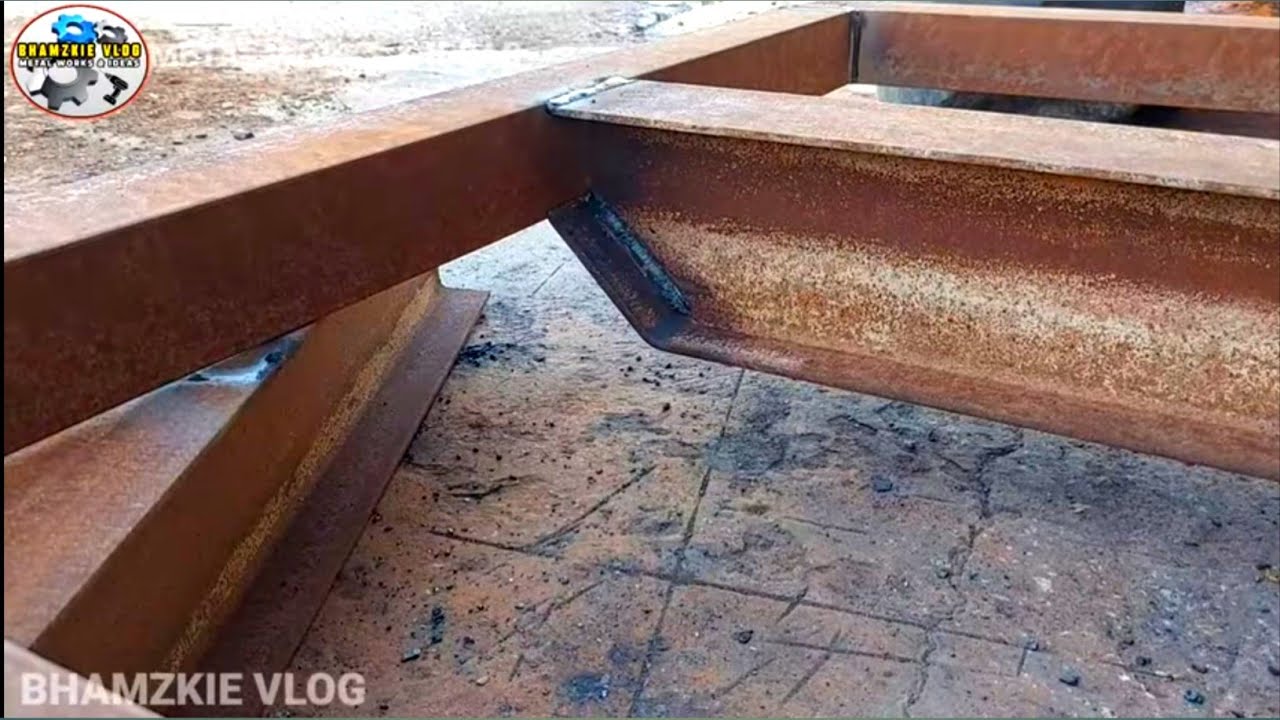 FABRICATE 3X3 ANGLE BAR FOR FRAMING|@BHAMZKIE VLOG - YouTube