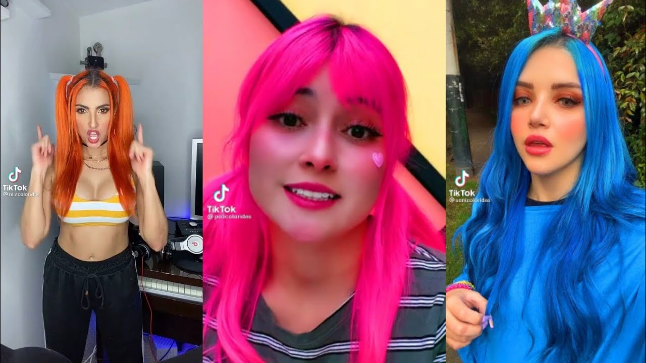 NUEVOS TIK TOK DE LAS COLORIDAS - YouTube