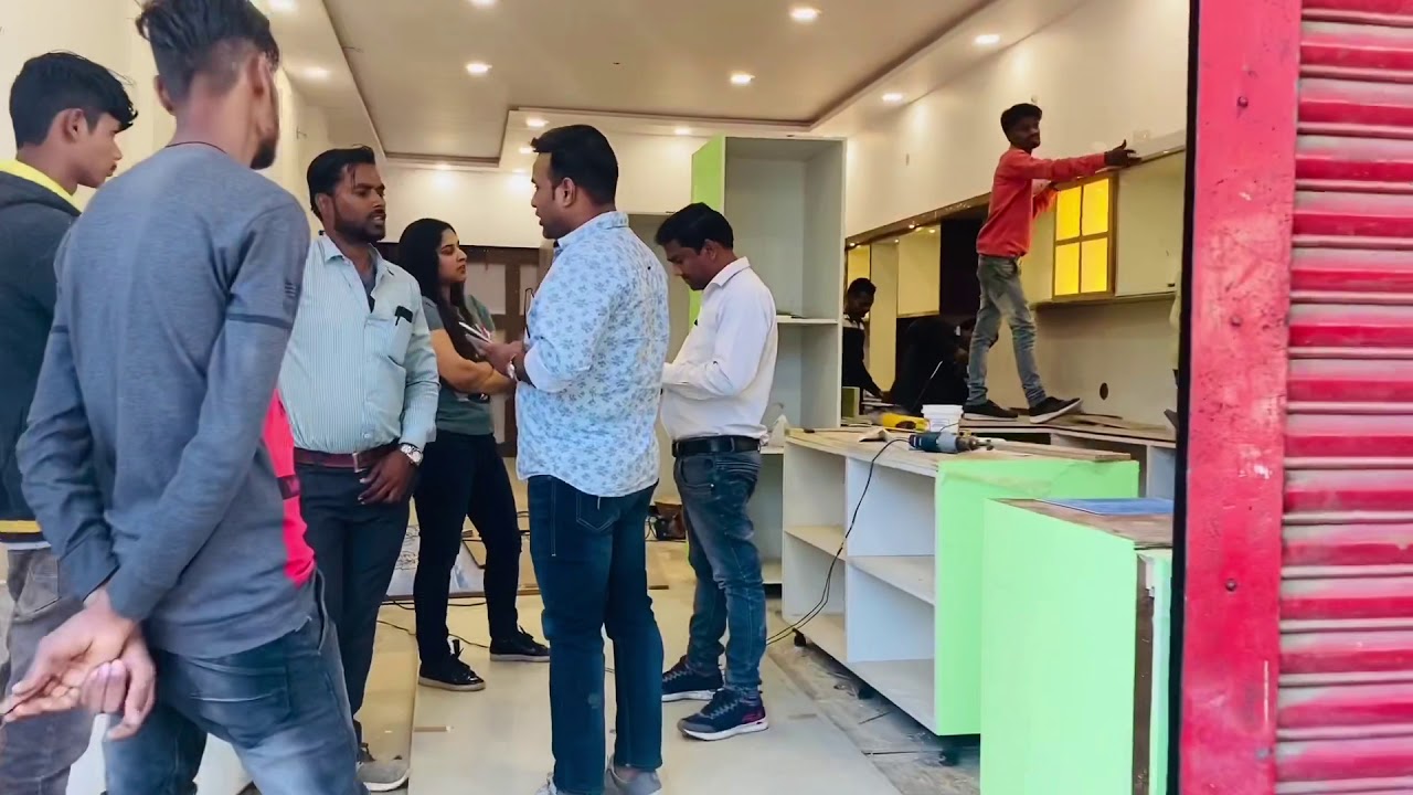 Kitchen showroom site in jabalpur exclusively interior designed by ...